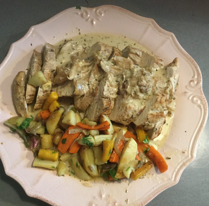 Rôti de filet de dinde à la crème au cookeo - Cookeo Mania