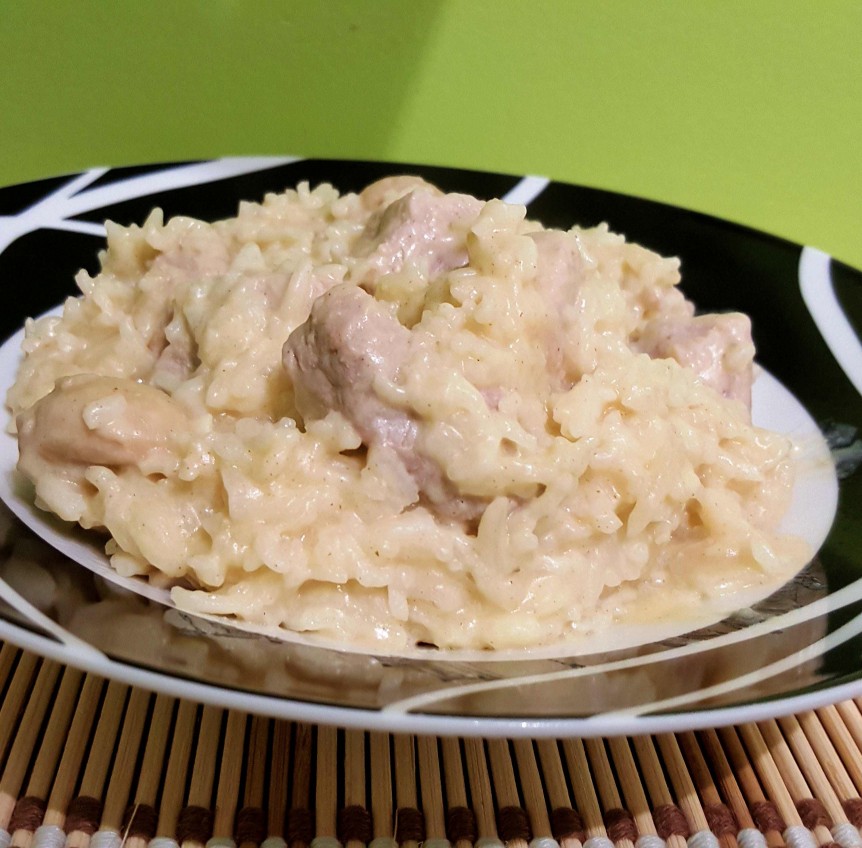 Risotto de porc à la moutarde au cookeo - Cookeo Mania