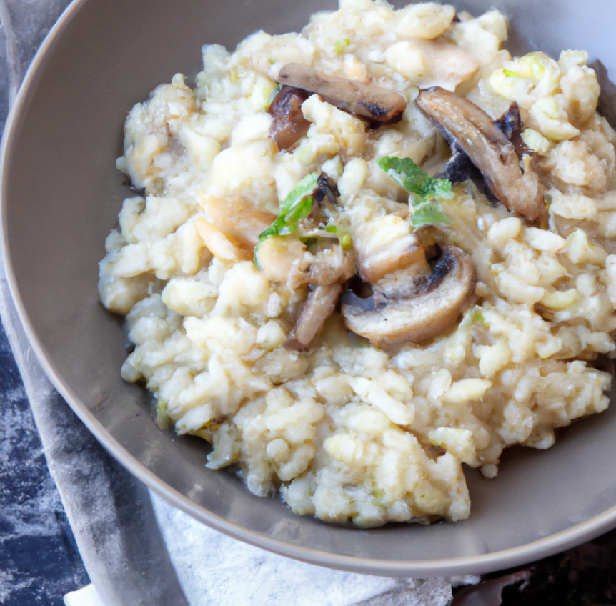 Risotto aux champignons au cookeo - Cookeo Mania