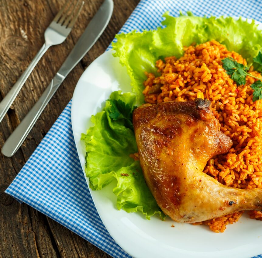 Cuisse de poulet et riz aux épices à paella au cookeo - Cookeo Mania